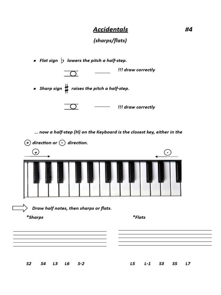 #4 Accidentals | PDF