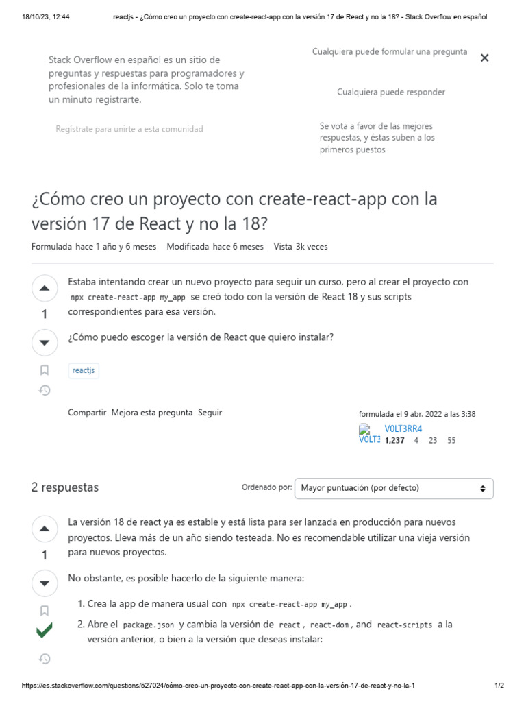 Reactjs - ¿Cómo Creo Un Proyecto Con Create-react-App Con La Versión 17 ... Reactjs - ¿Cómo Creo Un Proyecto Con Create-react-App Con La Versión 17 ...