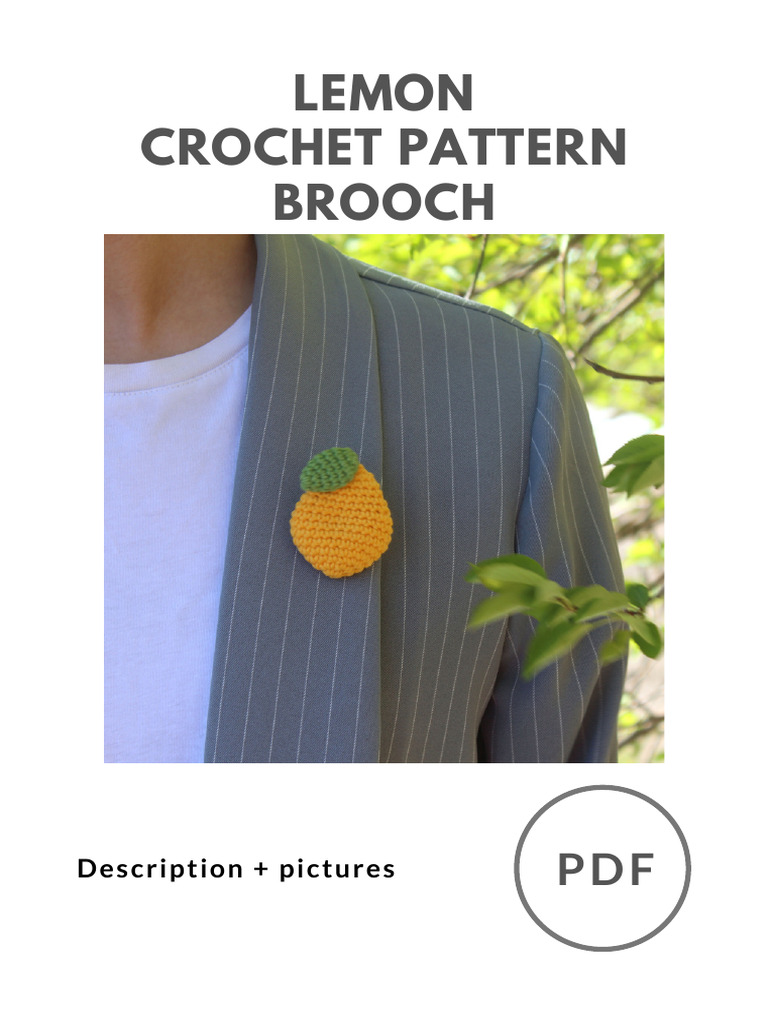 Crochet Pattern Lemon | PDF