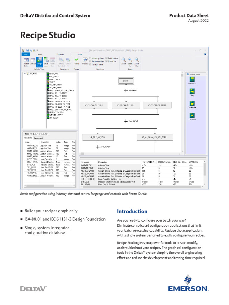 Recipe Studio Deltav | PDF | Databases | Object (Computer Science)