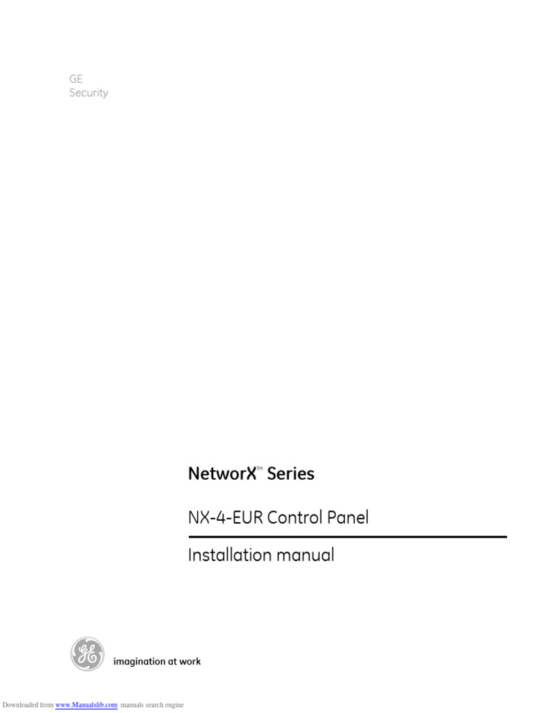 NX 4 Eur | PDF | Security Alarm | Computing