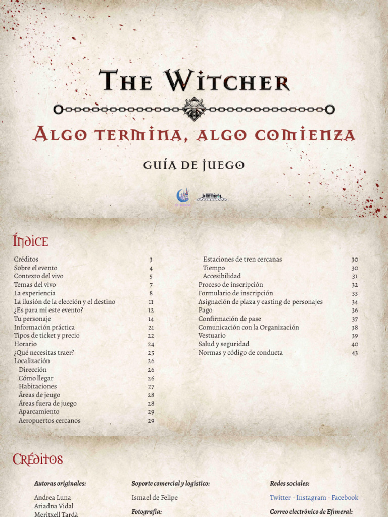 Efimeral - ReV The Witcher - Algo Termina Algo Comienza - Guia de Juego ... Efimeral - ReV The Witcher - Algo Termina Algo Comienza - Guia de Juego ...