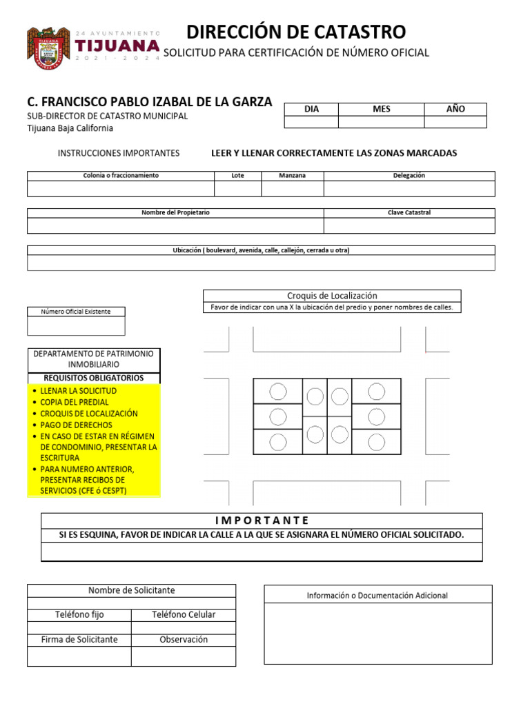 Formato Numero Oficial | PDF