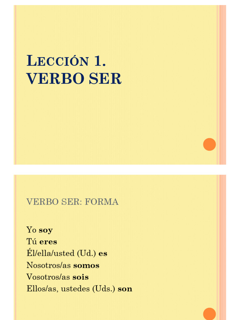 SER - Nacionalidades y Profesiones | PDF