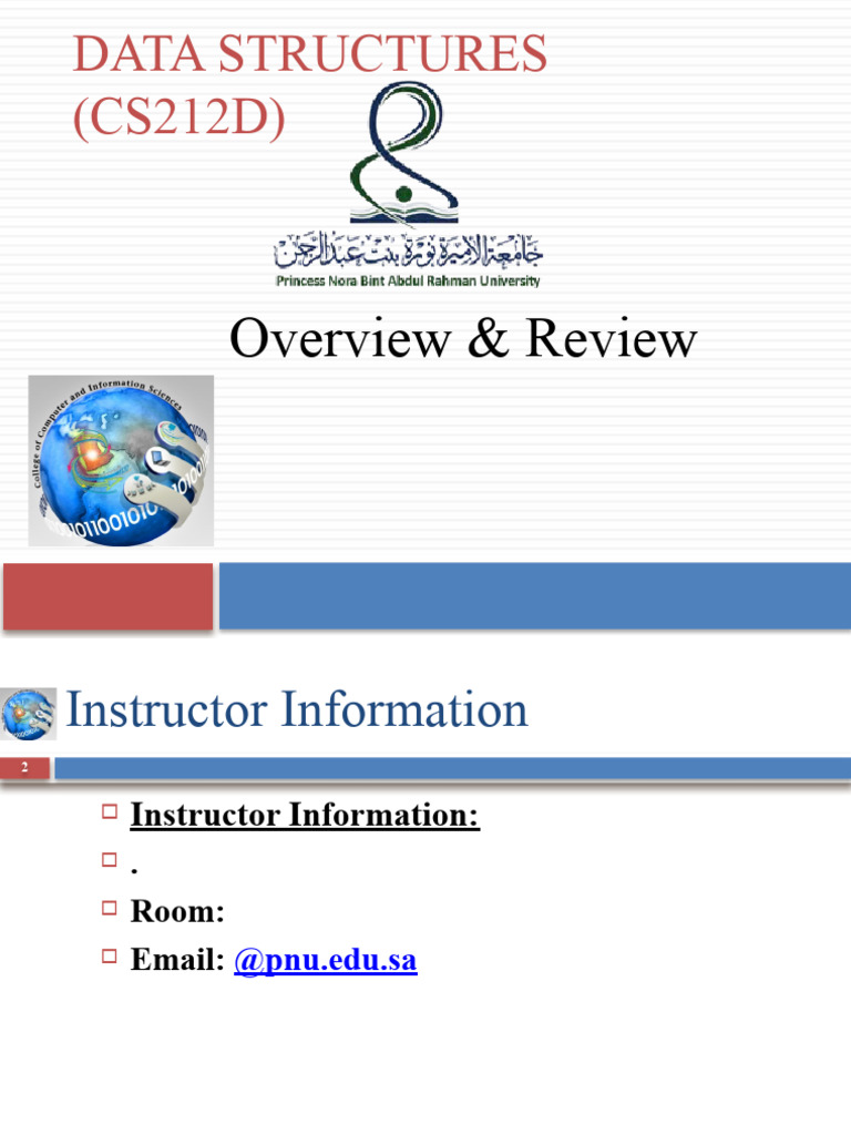 Week1 Introduction | PDF | Data Structure | Information Technology