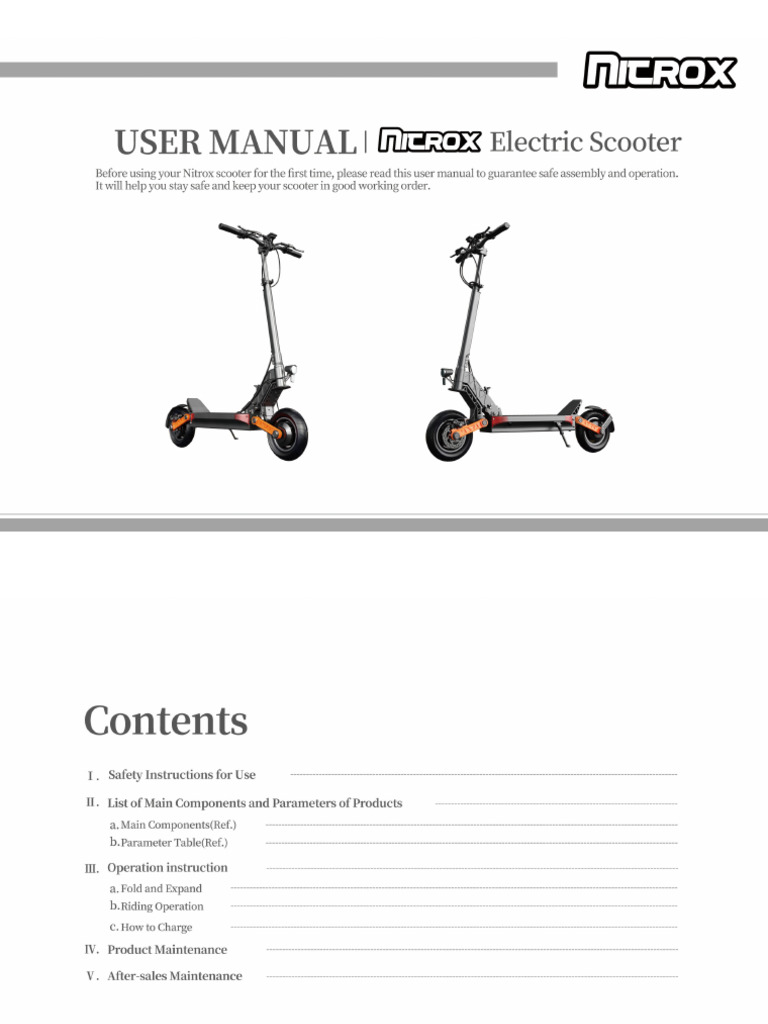 Nitrox Joy s10 S Manual en | PDF
