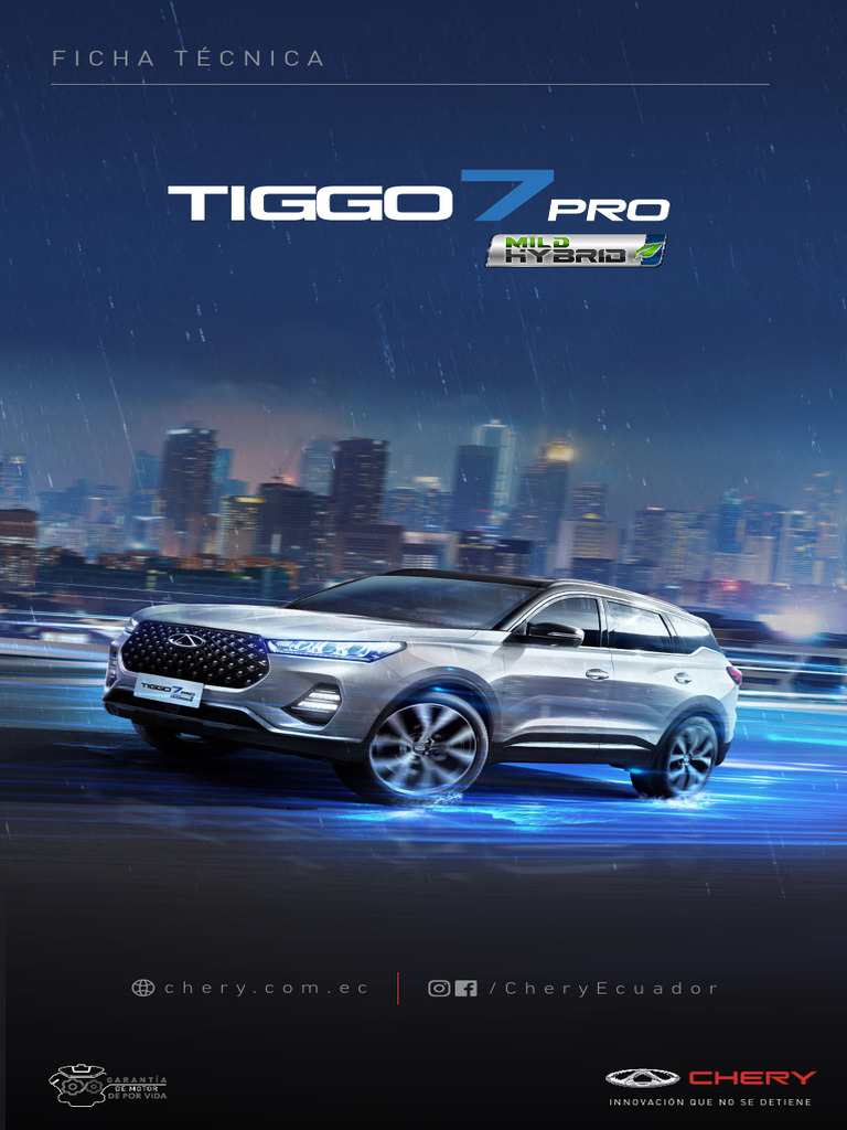 Tiggo 7 Pro Mhev Ficha 05-23 | PDF | Airbag | Vehículo Híbrido Eléctrico