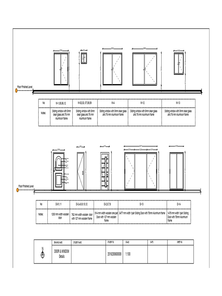 Door & Window Schedule | PDF | Door | Window