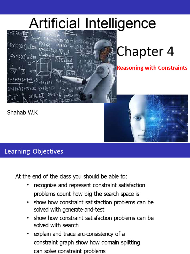 Artificial Intelligence: Reasoning With Constraints | PDF | Mathematical Relations ...