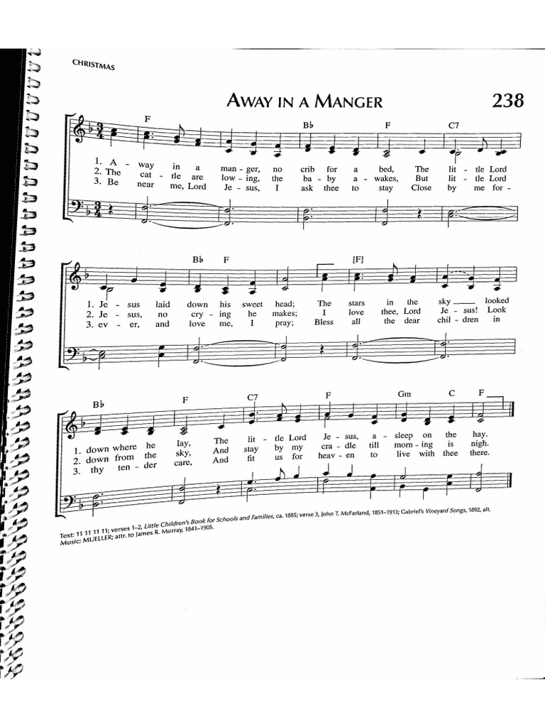 Away in A Manger | PDF