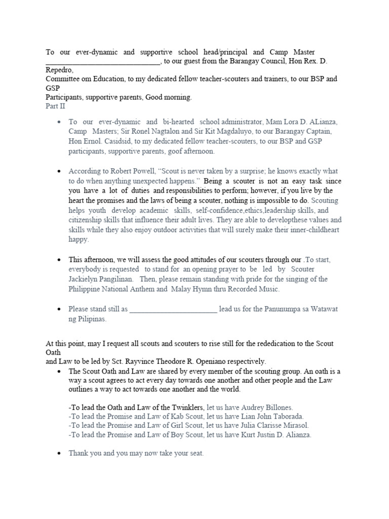 Script Forbsp | PDF | Scouting | Outdoor Recreation