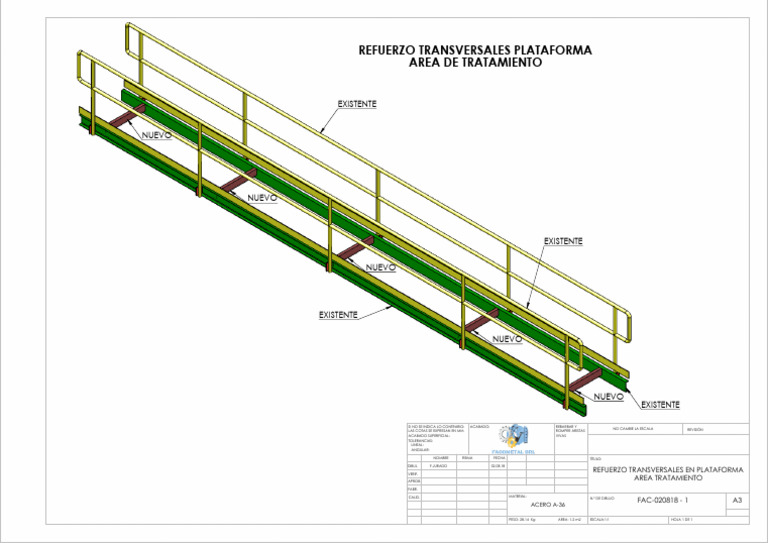 Refuerzos Transversales Plataforma - Area Tratamiento | PDF