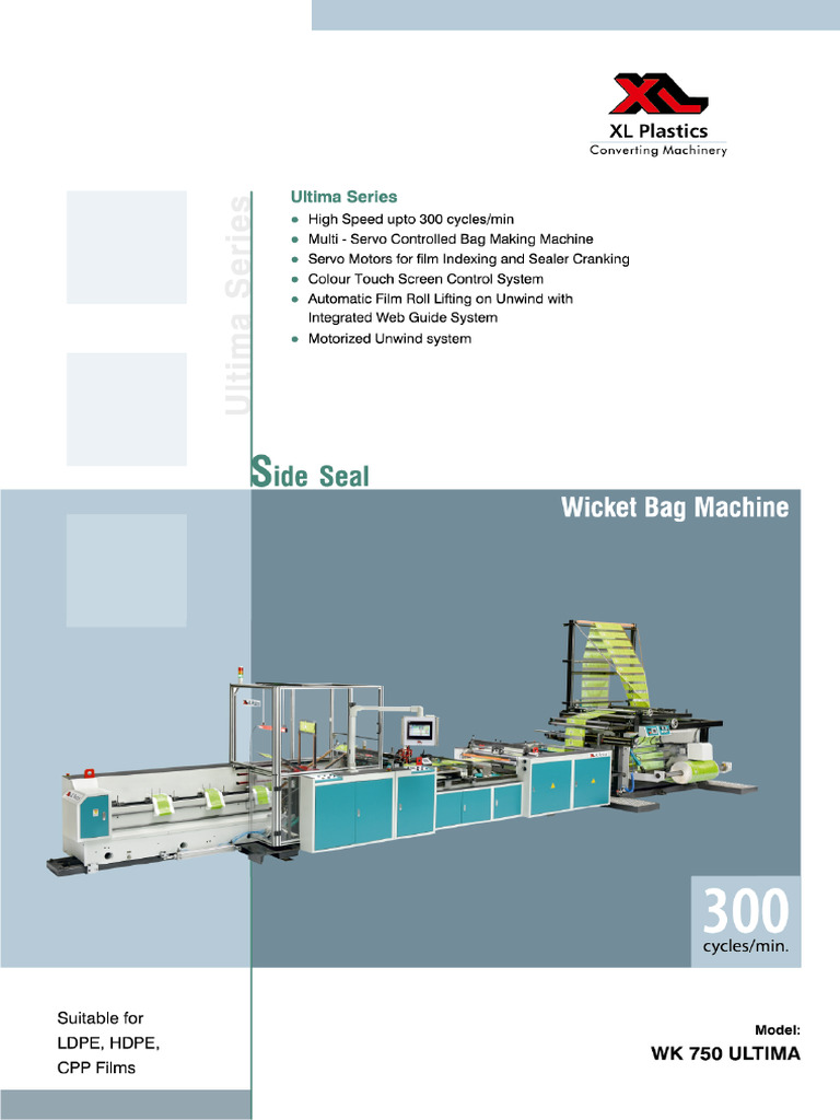 Wicket Bag Making Machine | PDF