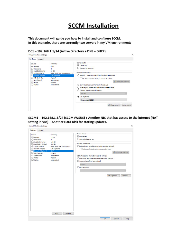SCCM Installation | PDF | Internet Information Services | Microsoft Windows
