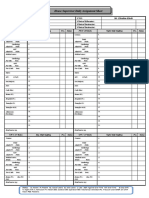 24 Hour Census Logsheet | PDF
