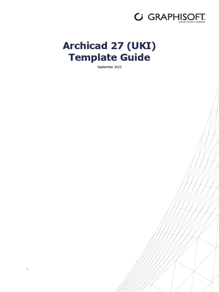 Archicad 27 UKI Template Guide | PDF | Online And Offline | Autodesk Revit