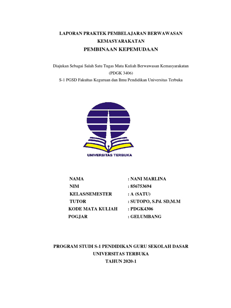 Laporan Praktik Kepemudaan | PDF