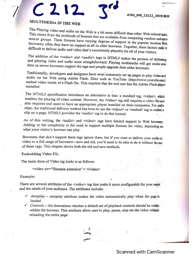 CS212 3rd Note | PDF