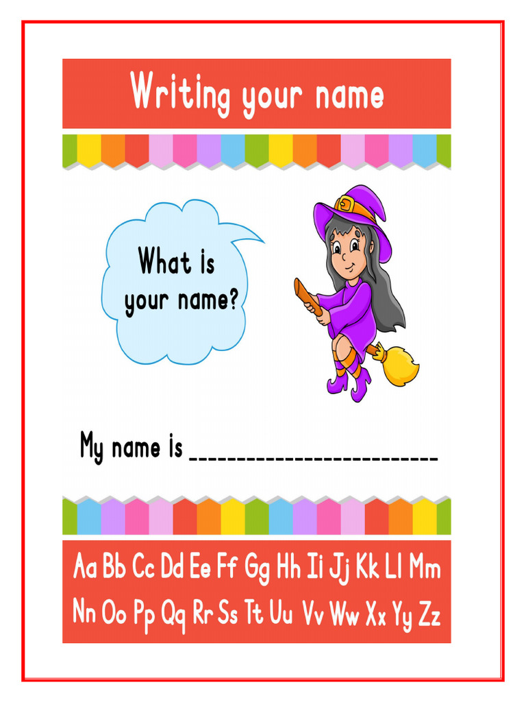 What's Your Name 2nd Grade | PDF