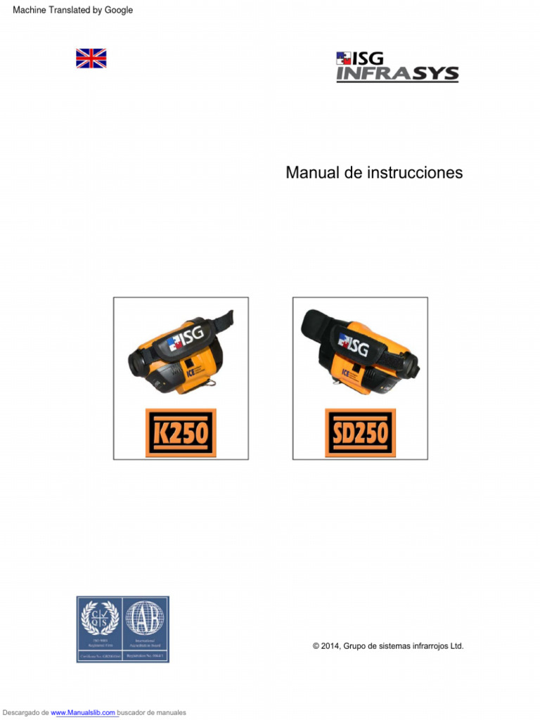ISG-Infrasys-SD250-K250 Español | PDF | Temperatura | Cargador de batería
