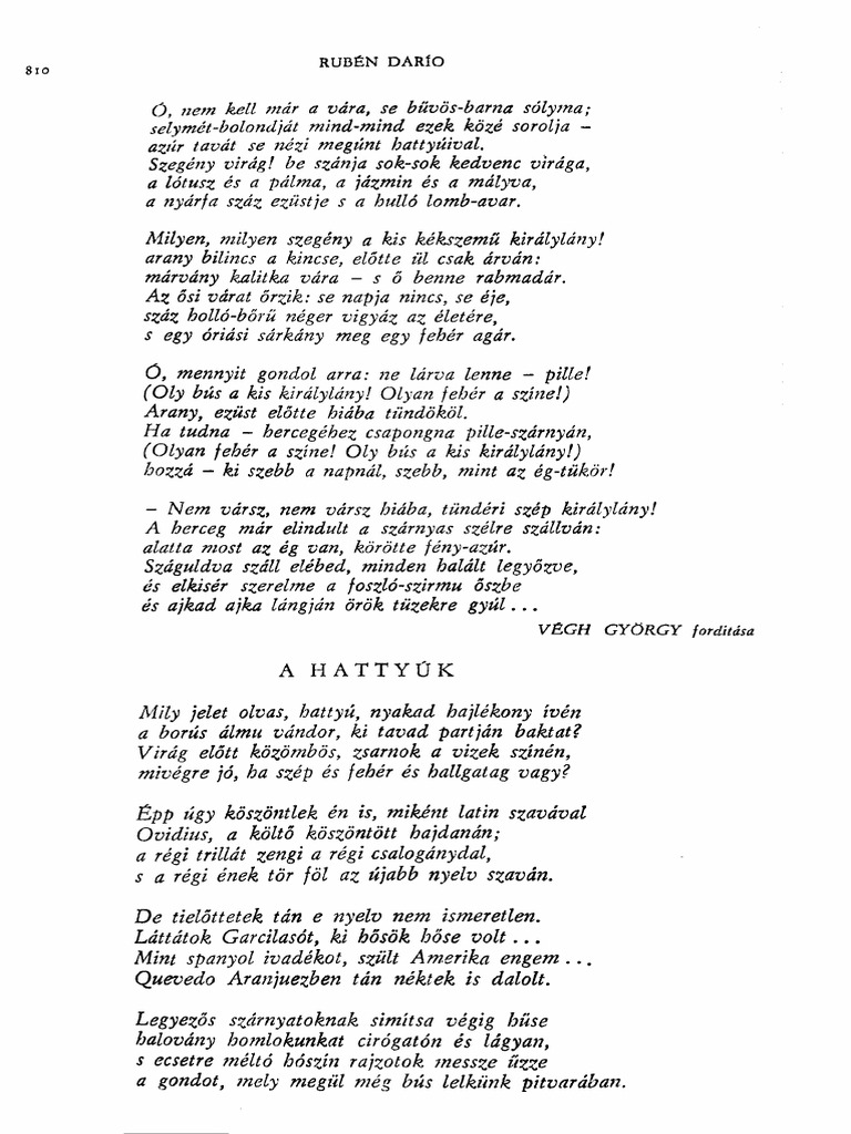 A Hattyúk (Timár) 2 | PDF