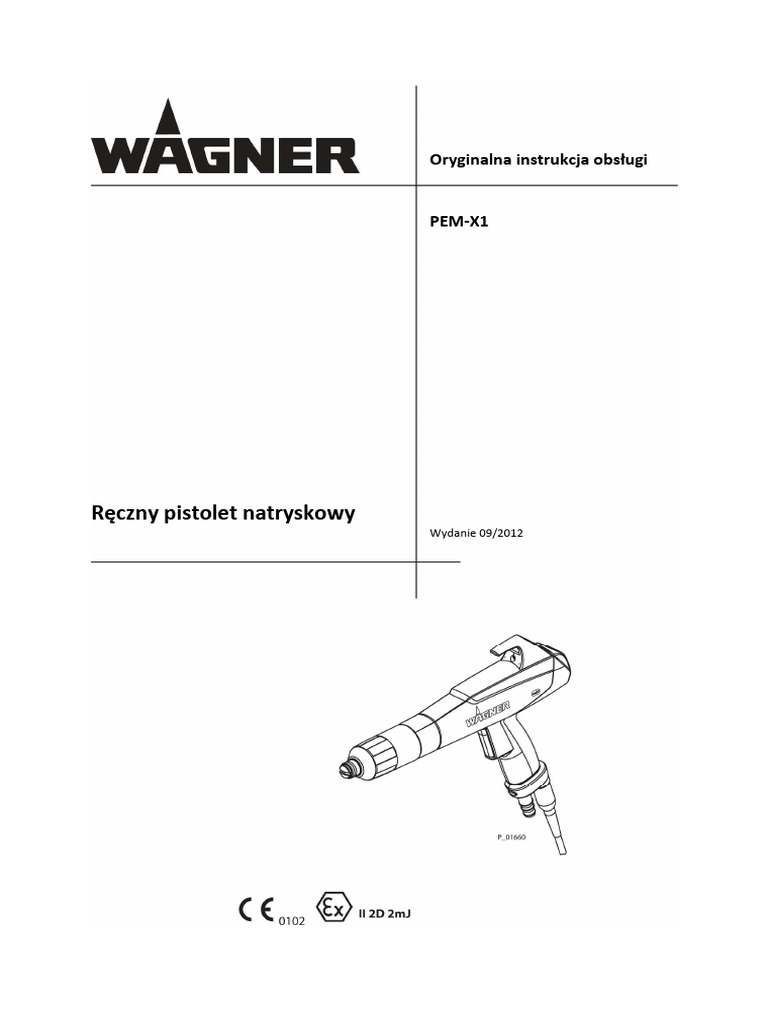 Instrukcja Obslugi Pistolet Do Malowania Proszkowego PEM X1 | PDF