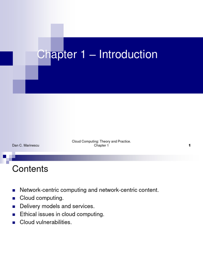 Introduction: Cloud Computing: Theory and Practice. Dan C. Marinescu | Download Free PDF | Cloud ...
