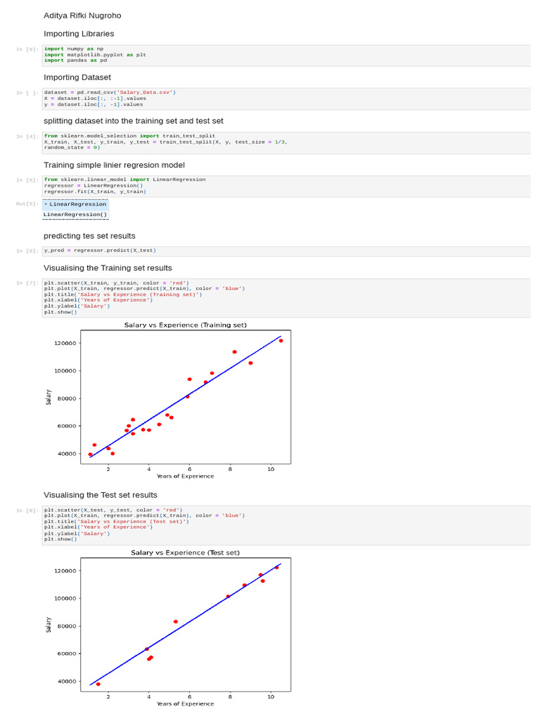 Praktikum 1 Jupiter Machine Learning | PDF