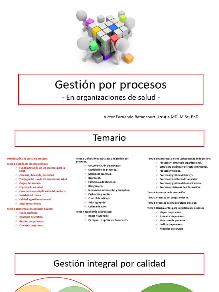 Gestión Por Procesos PARTE 1 | PDF | Realimentación | Calidad (comercial)