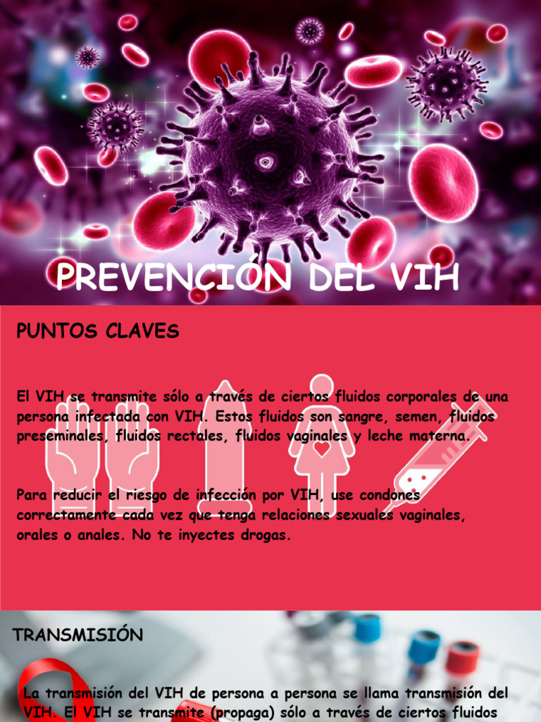 Prevención Del Vih | Descargar gratis PDF | VIH | VIH / SIDA