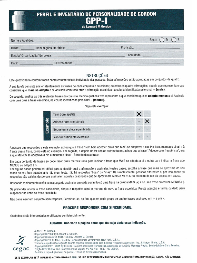 Gordon | PDF | Autoajuda | Bem-estar