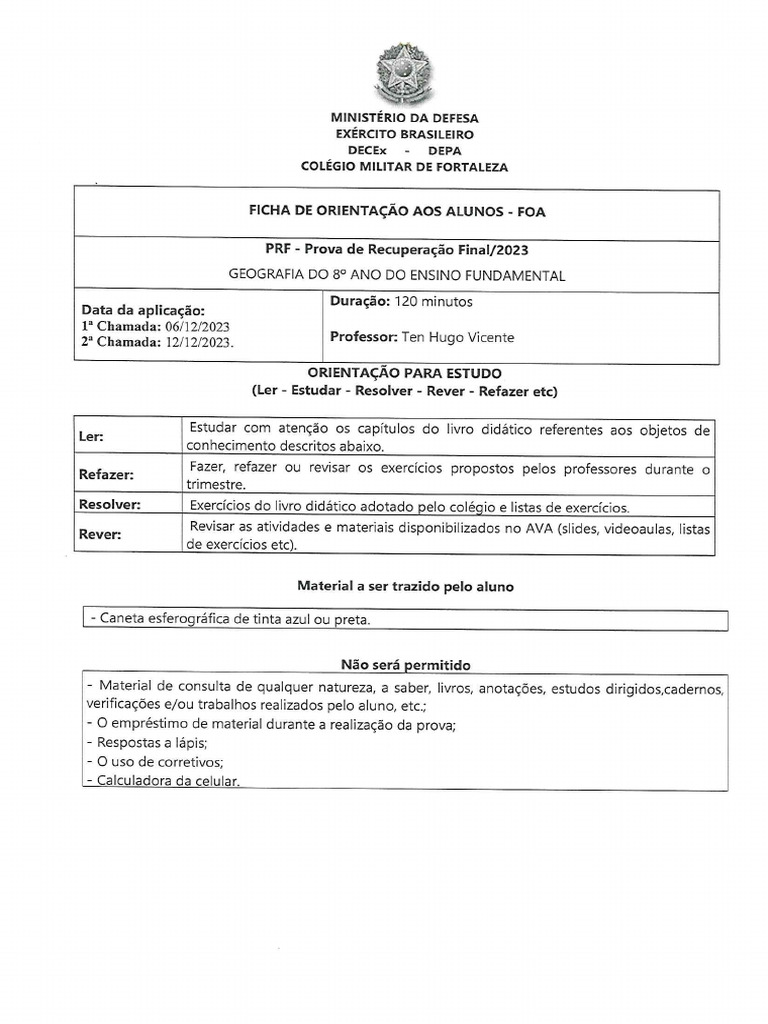 Foa Geo - 8ano | PDF