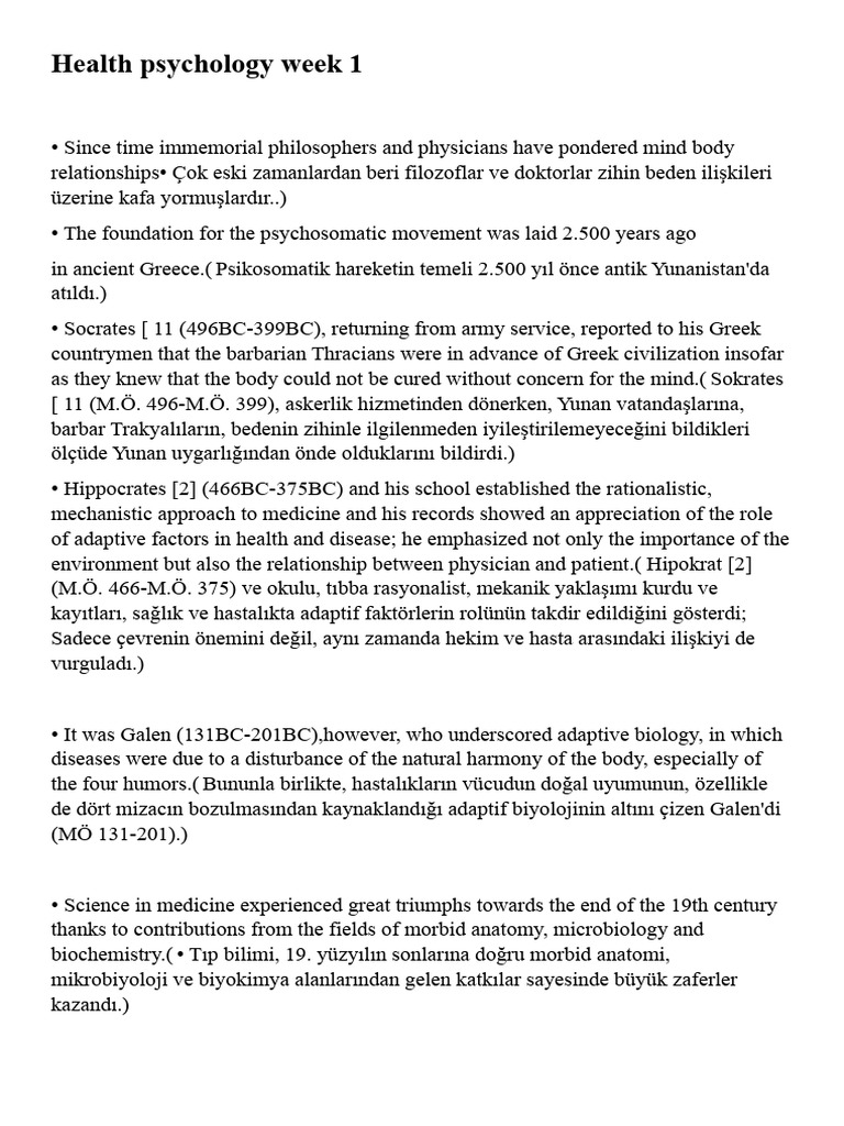 Health Psychology | PDF