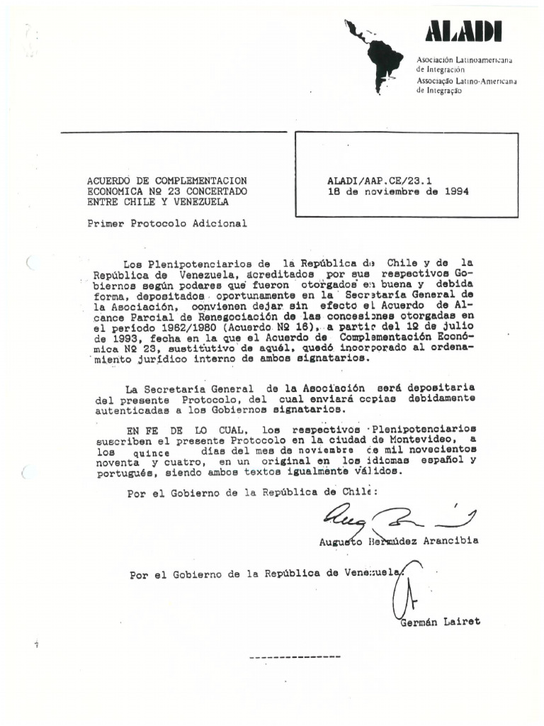 Ace 23 Protocolos Adicionales | PDF