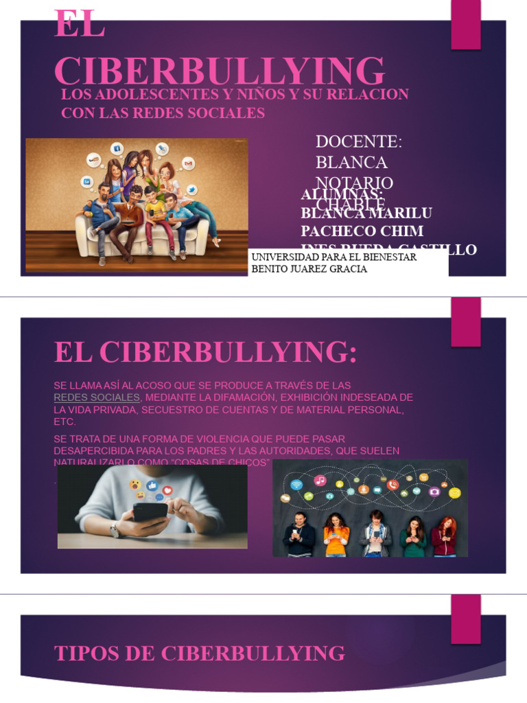 Ciberbullying en Adolescentes y Redes Sociales | PDF | Acoso ...