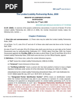 LLP Rules 2009 (Relevant Rules) | PDF | Limited Liability Partnership ...