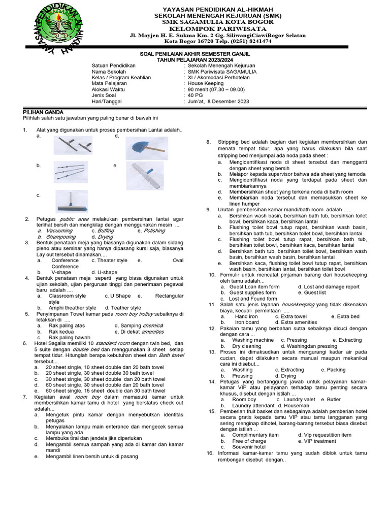 Pas Ganjil HK Xi 2023 | PDF