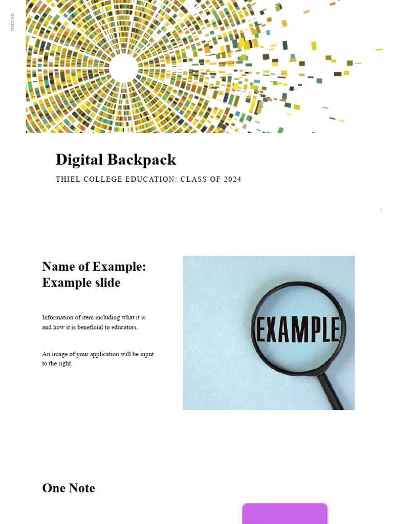 Digital Backpack 24 1 | PDF | Teachers | Educational Technology