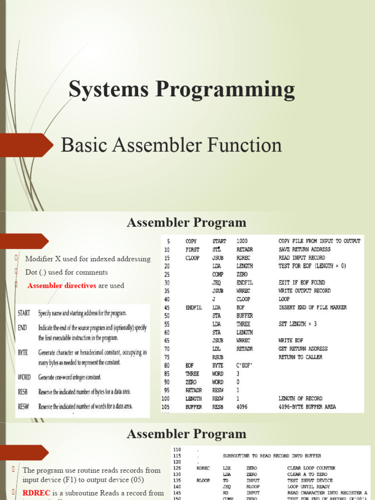 04 Assimpler1 | PDF | Assembly Language | Computer Program