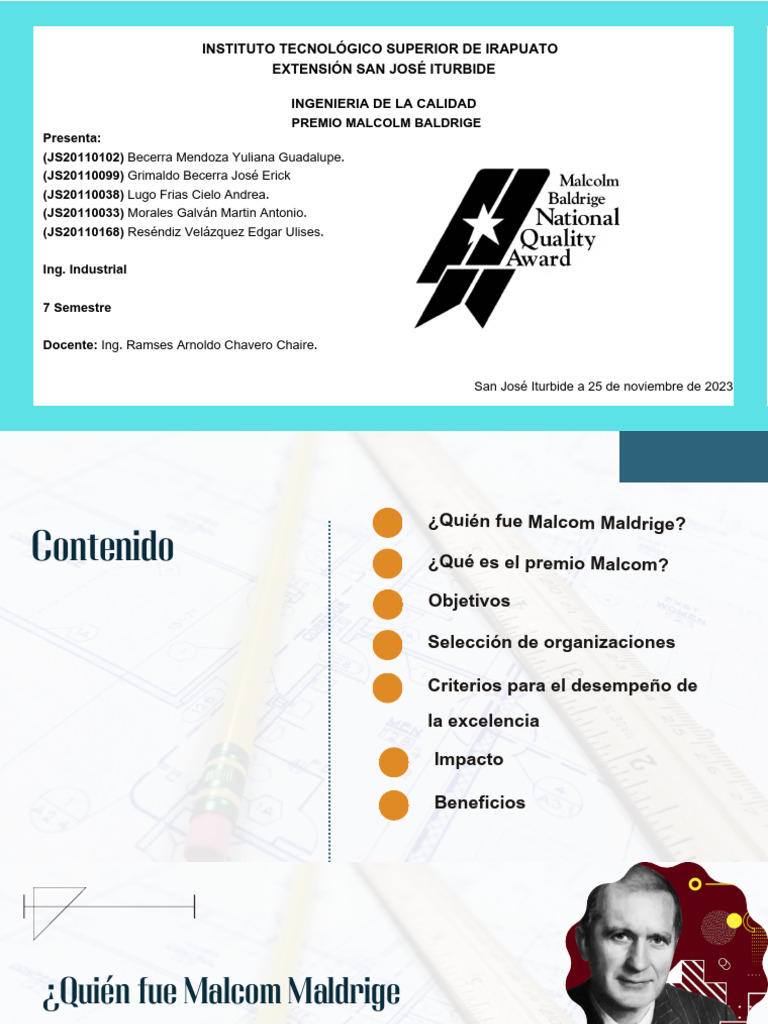 Premio Malcolm Baldrige: Excelencia en Calidad | PDF | Calidad ...
