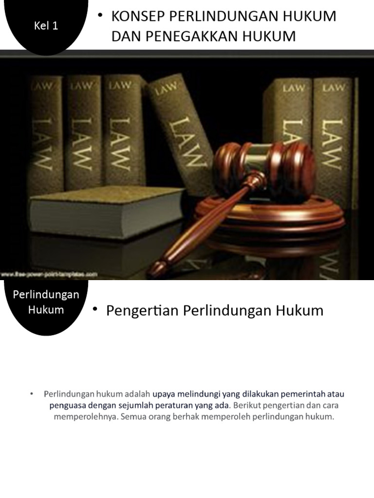 Kelompok 1 Konsep Perlindungan Dan Penegakkan Hukum | PDF | Politik | Ilmu Sosial
