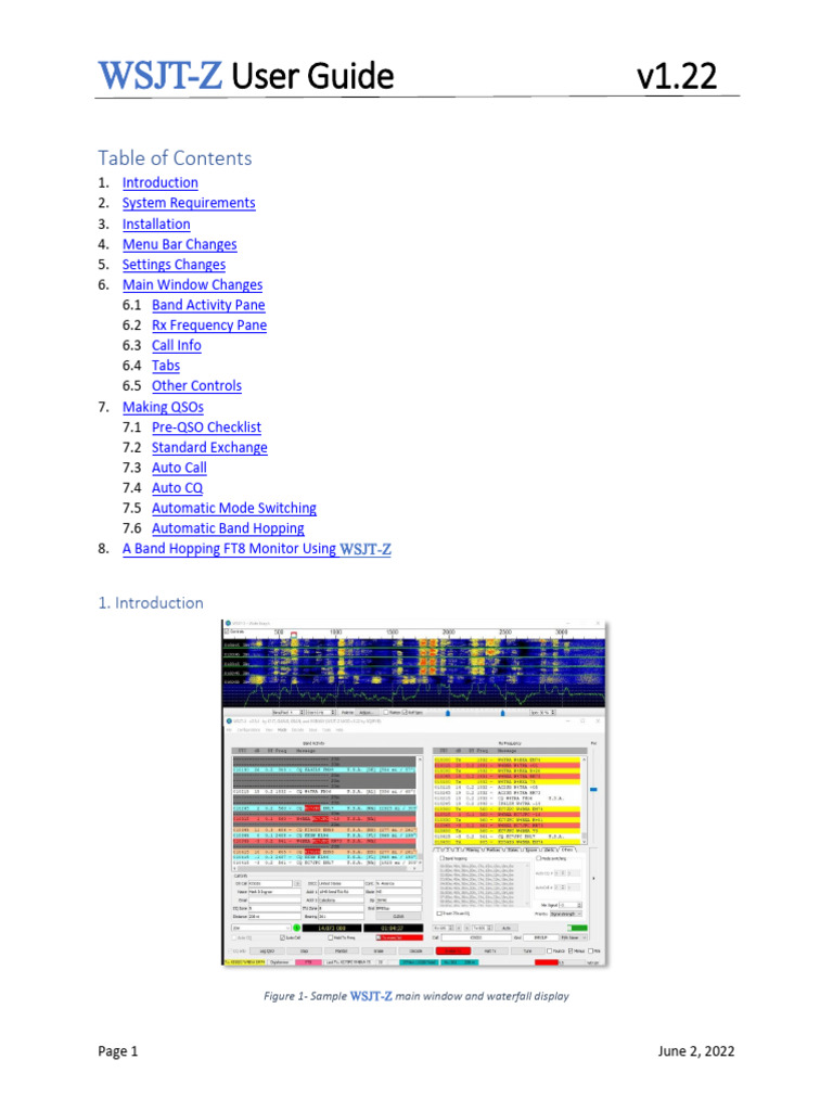 WSJT-Z User Manual | PDF | Mac Os | Antivirus Software