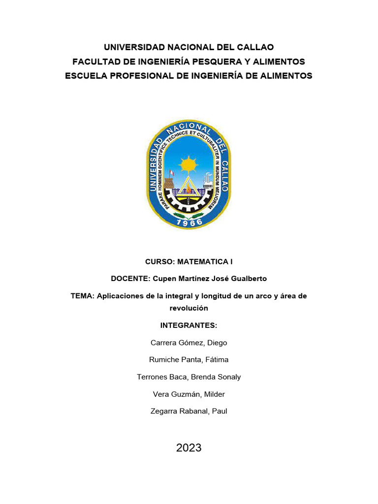 Informe de - Mate 1 | PDF | Curva | Longitud