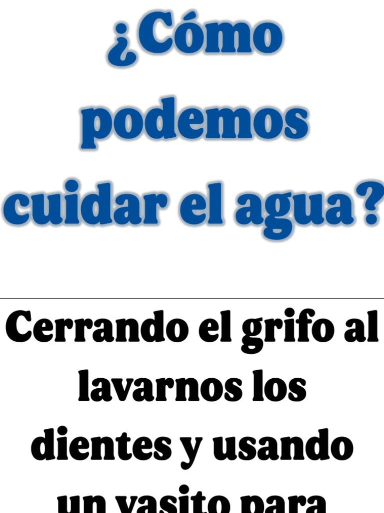 Cuidar El Agua | PDF