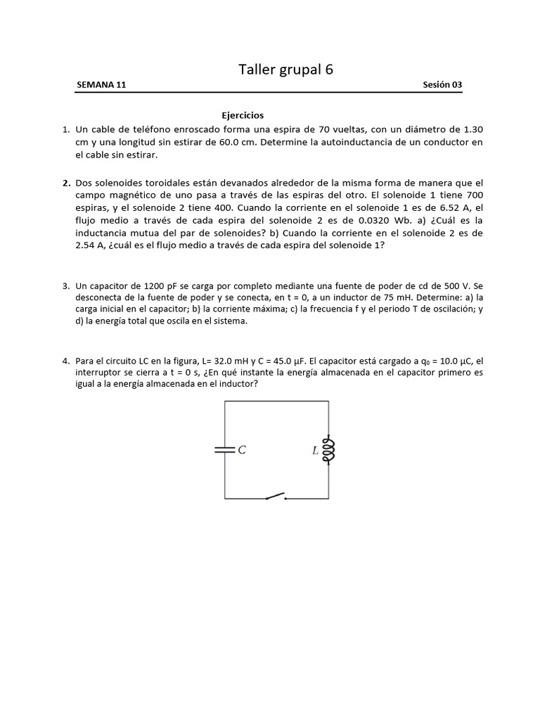 S11.s3-Ejercicios Taller Grupal 6 | PDF