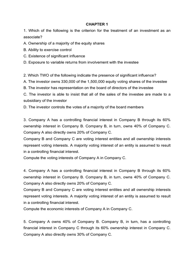 Tasks Group Accounting | PDF | Dividend | Equity (Finance)