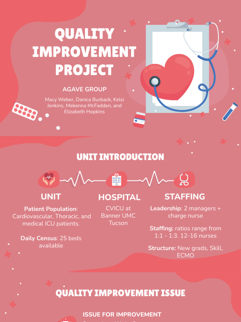 Quality Improvement Project - Agave Group | PDF | Surgery | Nursing