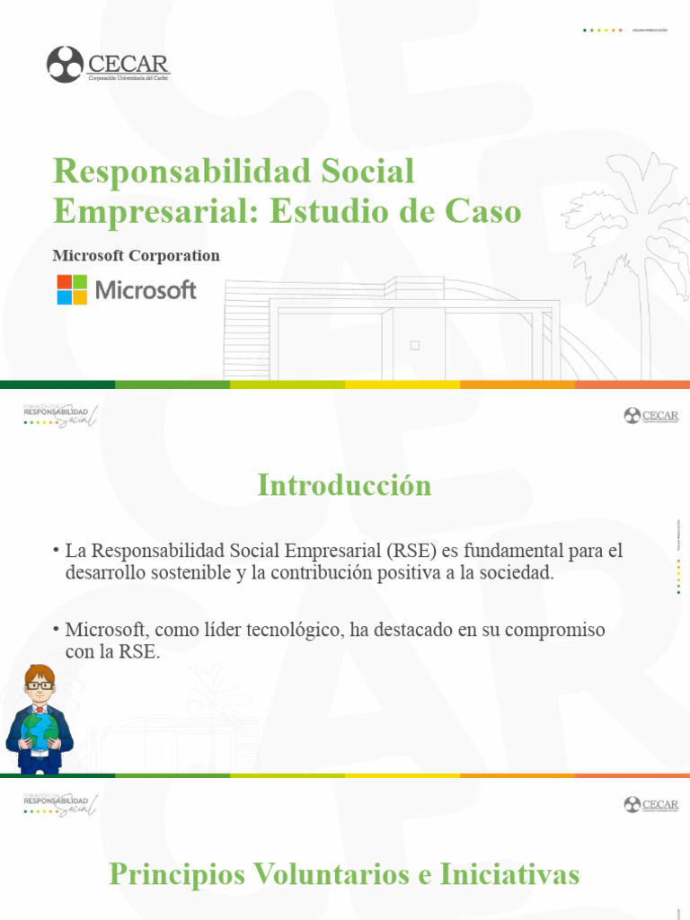 RSE en Microsoft: Impacto y Beneficios | PDF