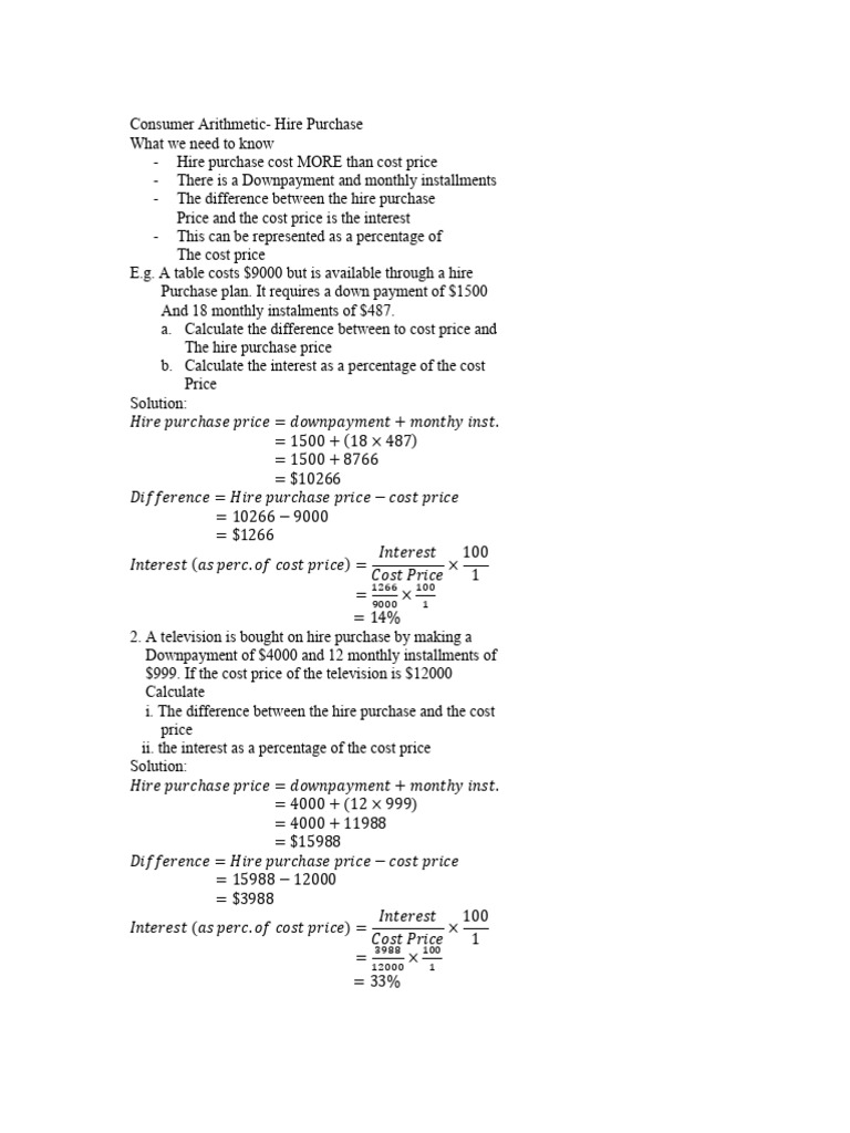 Consumer Arithmetic and Algebra | PDF | Prices | Economies