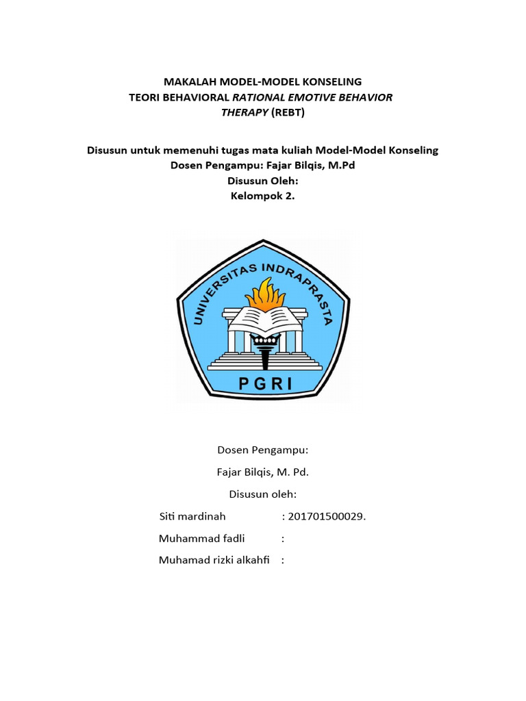 Kelompok 2 Model Model Konseling BK | PDF | Karier & Perkembangan